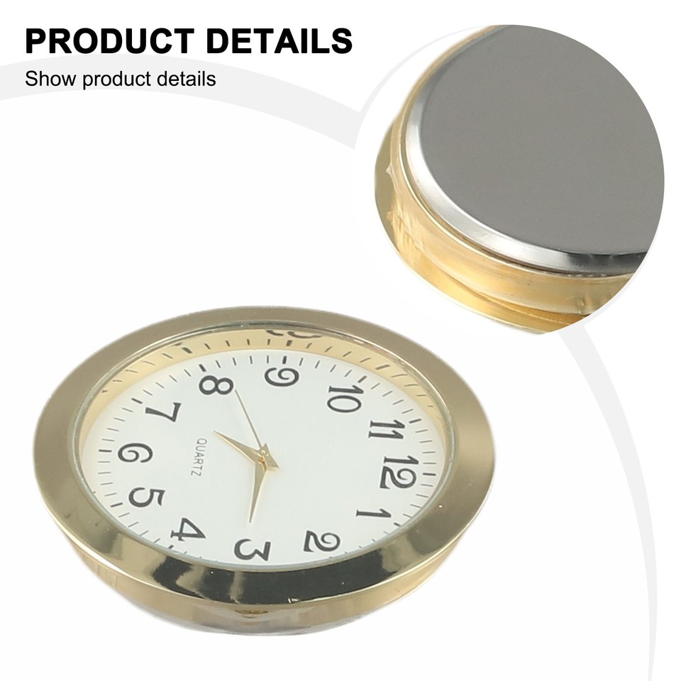 for MINI Clock Insert Quartz Movement Round 55mm Round Quartz Clock ...