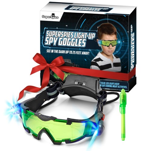 SLF Night Vision Goggles for Kids with Invisible Ink Pen Spy Kit, See ...