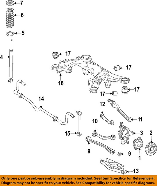 Mercedes-Benz 2043200131 Genuine OEM Shock ASSY for sale online | eBay