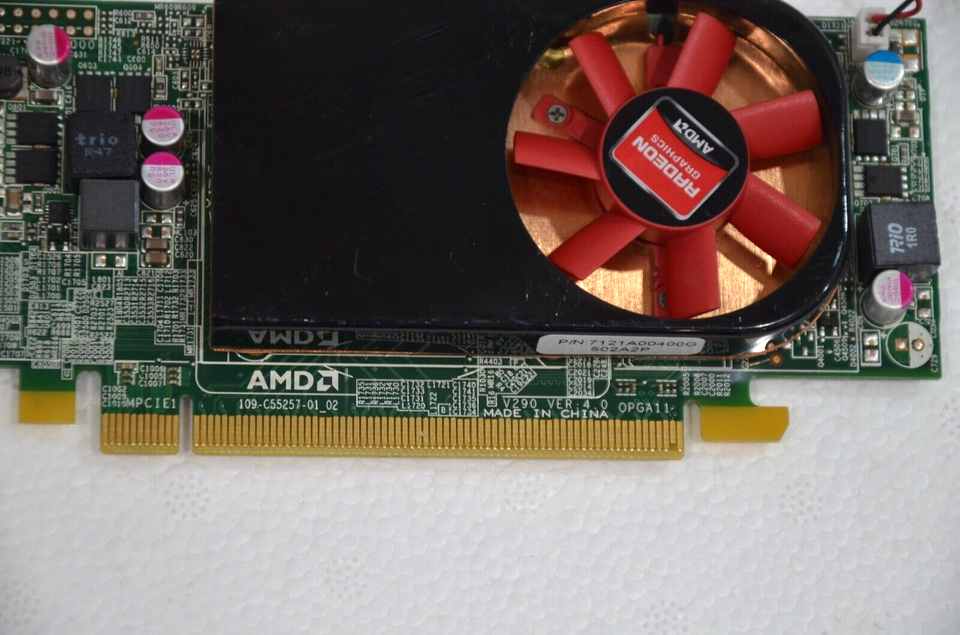 AMD RADEON Graphics Card 2GB 109-C55257-01_02 OPGA11 V290 Ver. 4.0 Low Profile | eBay