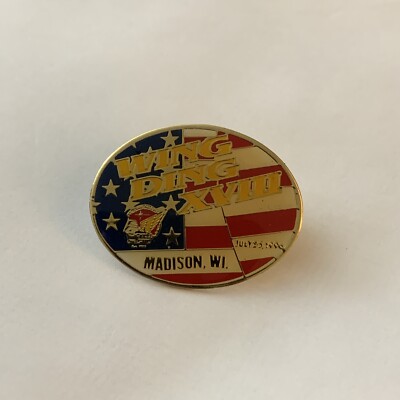 VTG GWRRA Wing Ding XVIII Madison WI Lapel Hat Pin | eBay