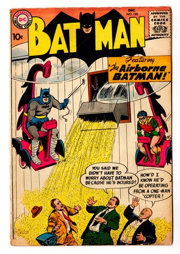 Batman # 120, 1958, "The Curse of the Bat-Ring,", Vintage DC, Decent ...