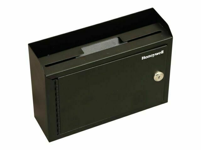 Honeywell Multi Purpose Drop Box Safe with Key Lock - Black (6204) for ...