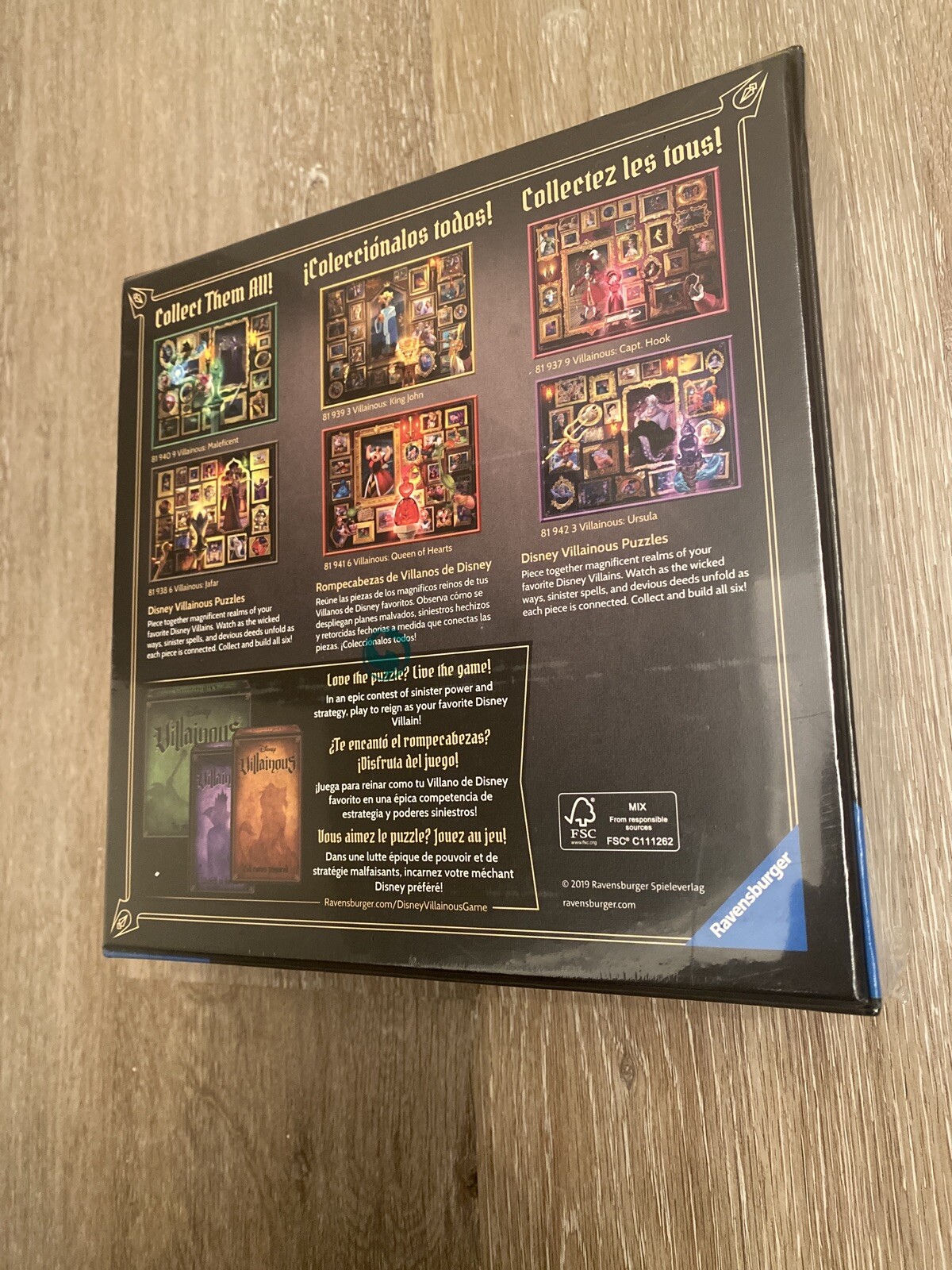 Disney Villainous MALEFICENT Puzzle 1000 pcs Ravensburger Collectors ...
