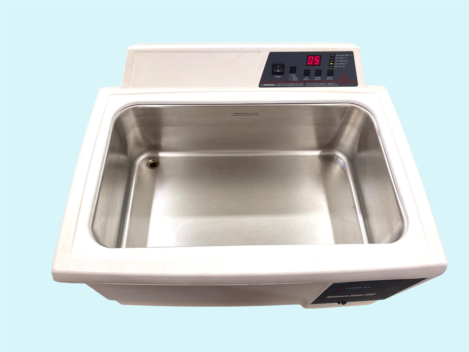 Steris Amsco Reliance Sonic 550 Ultrasonic Cleaner 134473-219 | eBay