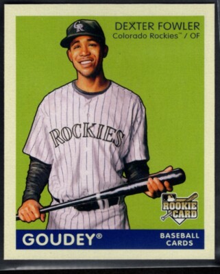 DEXTER FOWLER ROCKIES RC 2009 UPPER DECK UD GOUDEY MINI #65 | eBay