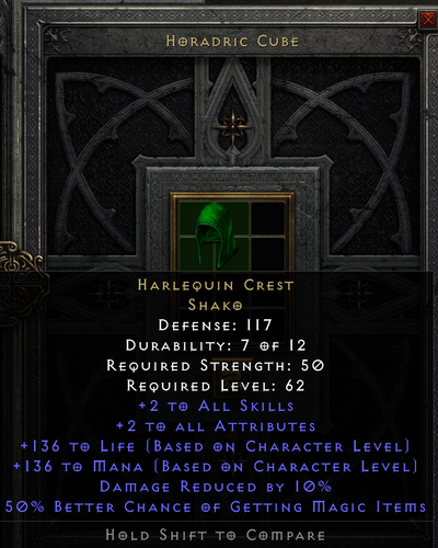 Diablo 2 resurrected shako - jmkbu