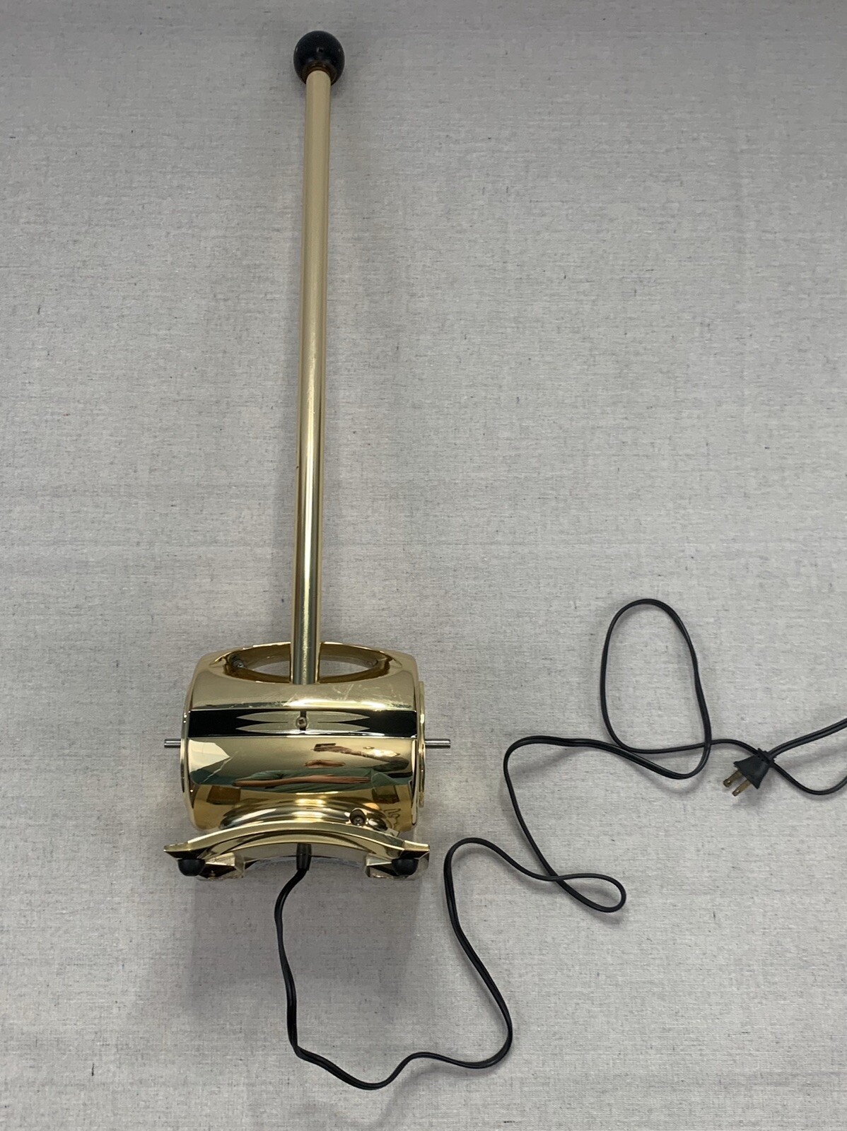 Beck Deluxe Twin Brass Shoe Polisher Buffer U.S.A. Model 277 Push ...