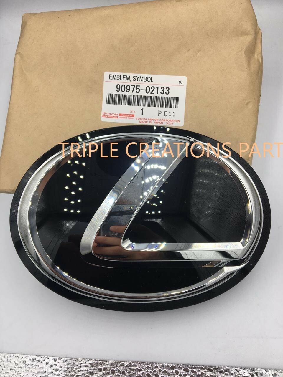 9097502133 GENUINE LEXUS EMBLEM RADIATOR GRILLE OR FRONT PANEL 90975 ...