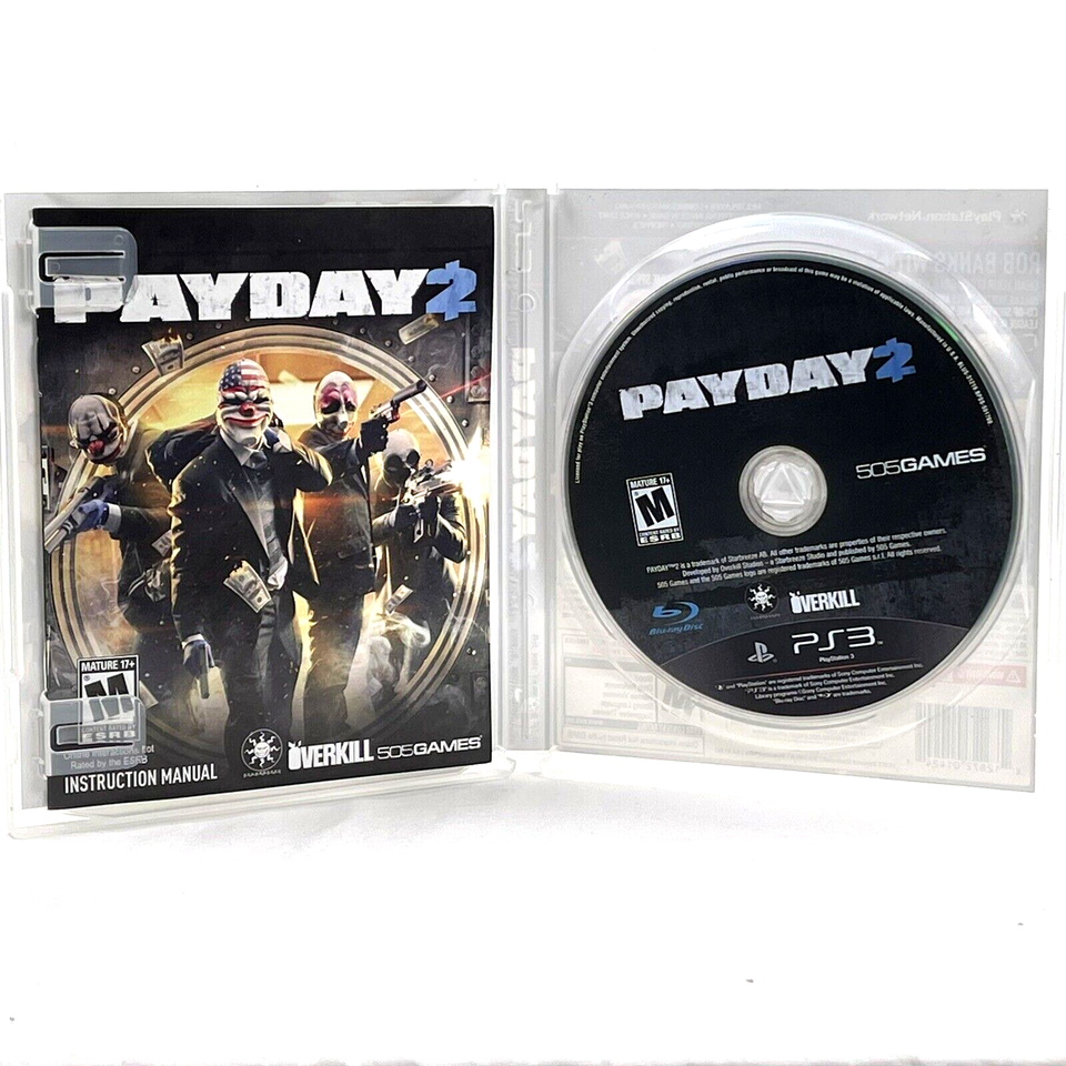Payday 2 PS3 (Sony Playstation 3, 2013) | eBay