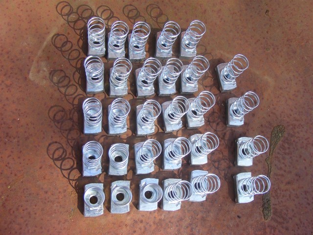 Cooper B-line N228 3/8 Zinc Spring Nuts for sale online | eBay