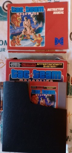 Tag Team Wrestling Nes In Original Box With Instruction Booklet | eBay
