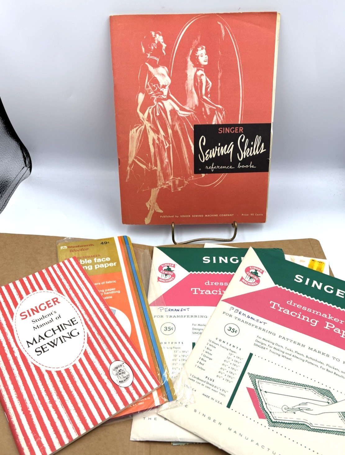 MCM 1950's Singer Sewing Book Student Manuals And Dressmaker Tracing ...