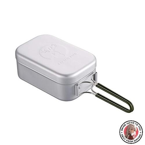 NEW Captain Stag UH-4113 Mess Tin Aluminum Square Cooker 1 Gou Scale ...
