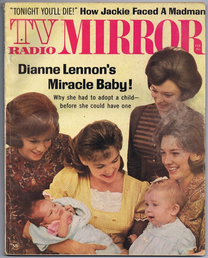 ORIGINAL Vintage February 1965 TV Radio Mirror Magaazine Dianne Lennon ...