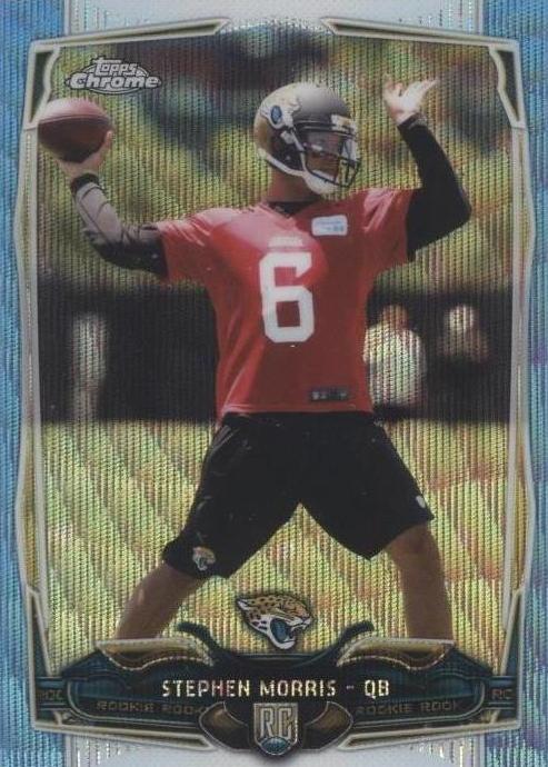 2014 Topps Chrome - Stephen Morris #167 Blue Wave Refractor (RC) for ...