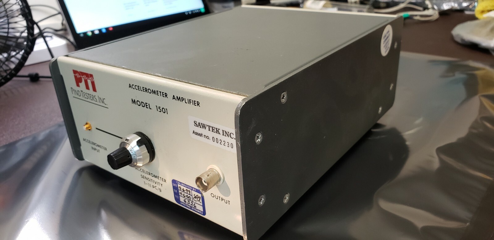 Pind Testers PTI Model 1501 Accelerometer Amplifier Excellent SALE $125 ...