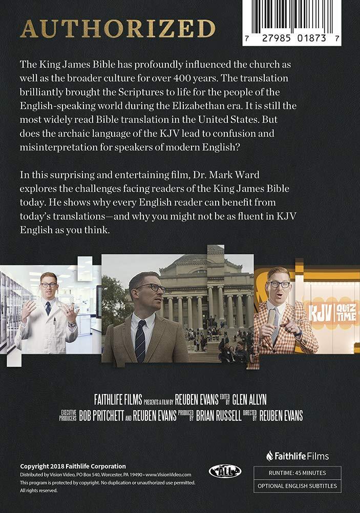 Authorized: The Use and Misuse of the King James Bible (DVD, 2019) for ...
