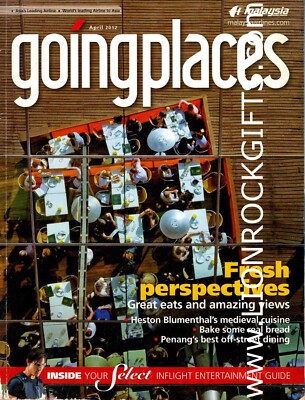 Malaysia Airlines (MAS) | "Going Places" | April 2012 | Magazine | eBay