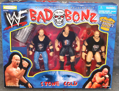 WWF JAKKS BAD BONZ STONE COLD STEVE AUSTIN WRESTLING FIGURE WWE | eBay