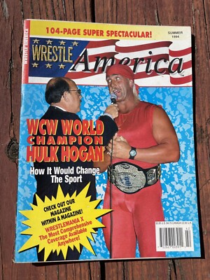 Wrestle America Magazine SUMMER 1994 WCW WORLD CHAMPION HULK HOGAN WWF ...