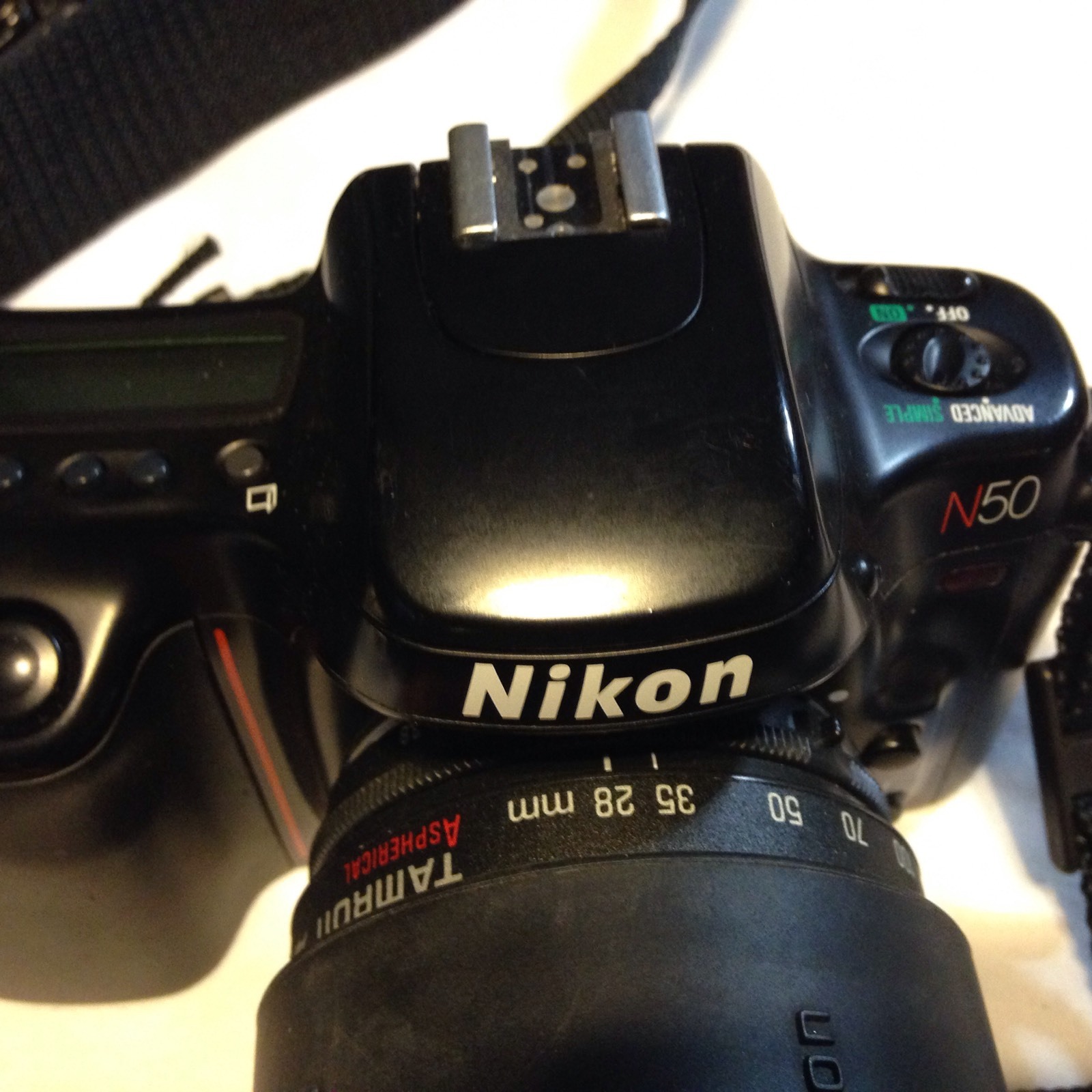 NIKON N50 35mm SLR Film Camera +Tamron AF Asherical 28-200mm Lens ...