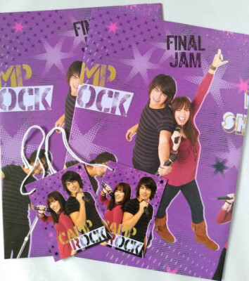 Camp Rock wrapping paper - Gift Wrap 2 sheets 50cm x 69.5cm with tags ...