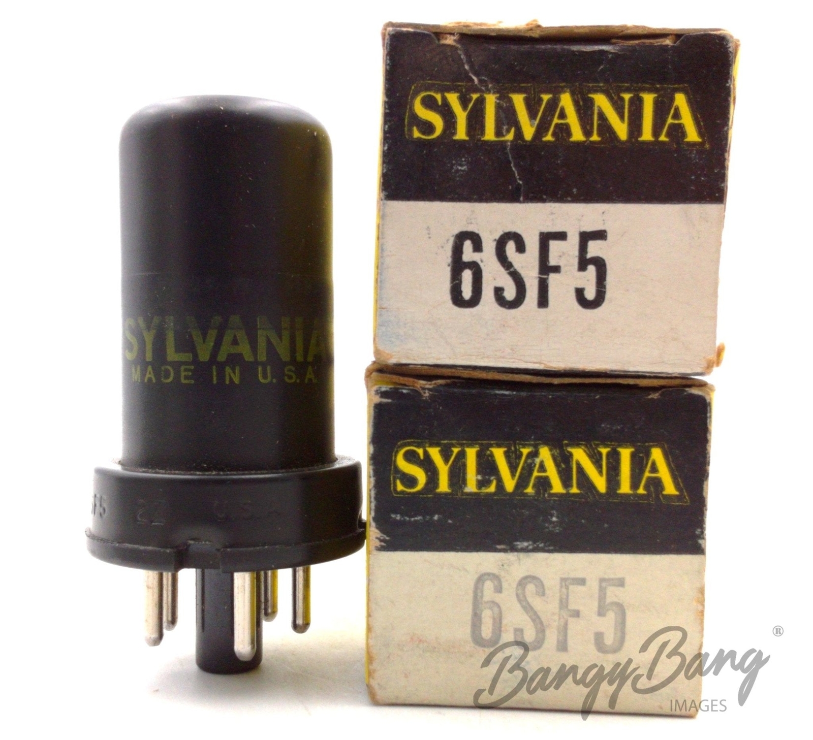 2 Sylvania 6SF5/CV1972 High Gain Audio-Frequency Amp. Audio Vacuum Tube ...