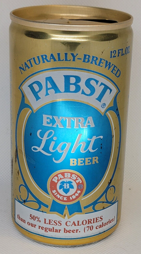 PABST Extra Light/Pabst Brewing Co. ~ Alum/Steel 12oz. Beer Can ~ Empty ...