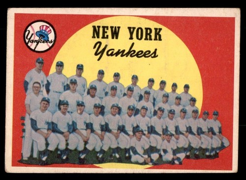 1959 Topps Baseball #510 New York Yankees GD *g1 | eBay