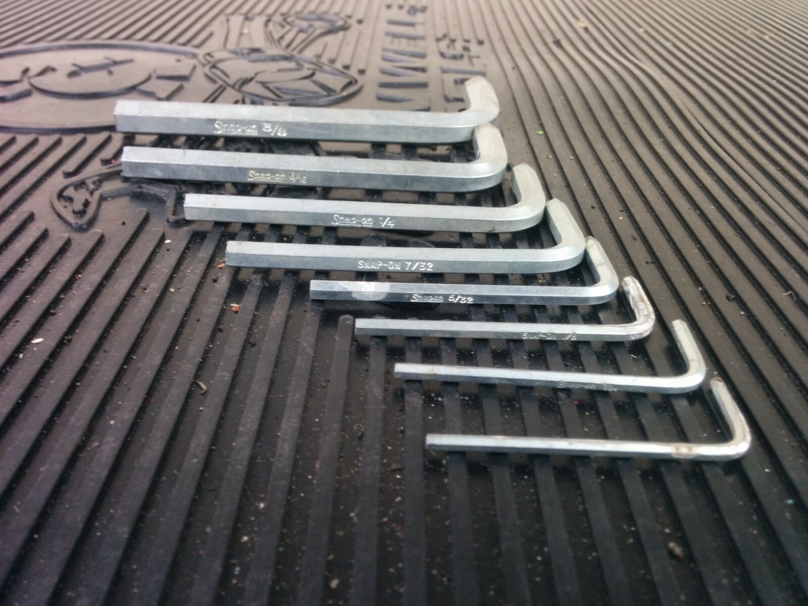 #aj836 Snap-on Aw1015dhk Hex Key Set .028-3/8” PARTIAL SET | eBay