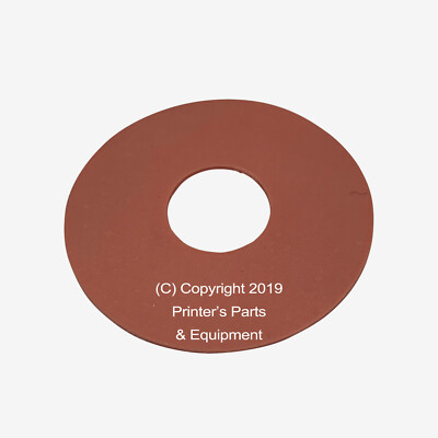 Flat Rubber Disc for Heidelberg 1 1/2 x 1/2 x 1/32 / 38.1 x 12.7 x 0 ...