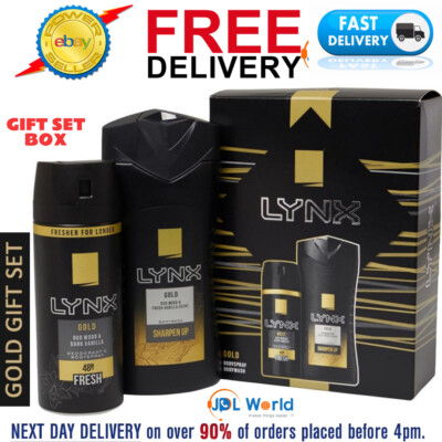 Lynx Gold Duo Gift Set Gold 8717163702444 | eBay UK