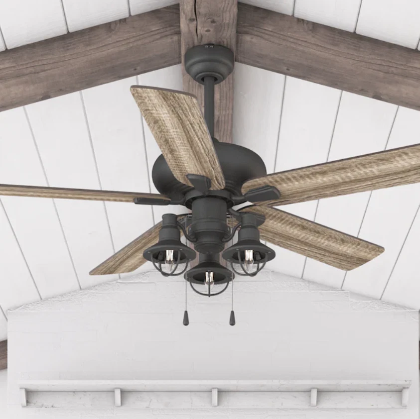 Steampunk Ceiling Fan Light | Shelly Lighting