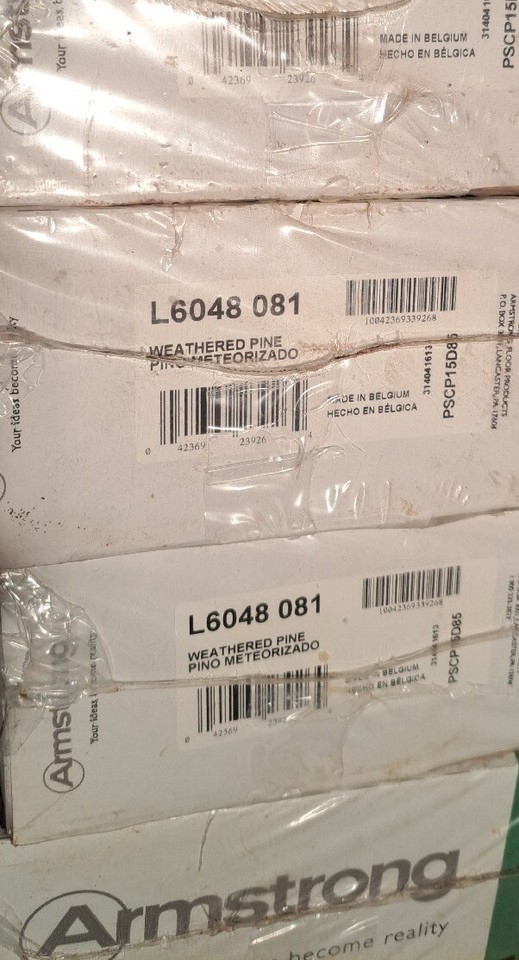 NEW Armstrong Swiftlock Boxed Wood Laminate Floor Planks 25 Boxes ...