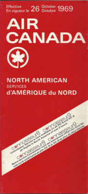 Air Canada North American timetable 10/26/69 [0052] Buy 4+ save 25% | eBay