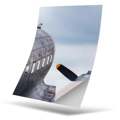 1 x Vinyl Sticker A4 - Airplane Propeller Retro Plane #12463 | eBay