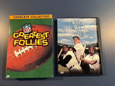 NFL Football Follies Complete Collection++When It Was A Game MLB DVDs ...