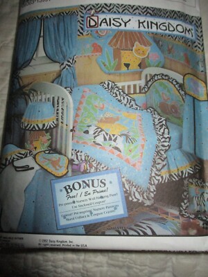 Simplicity 8397 Daisy Kingdom Pattern Uncut Curtains Quilt Pillow Bib ...