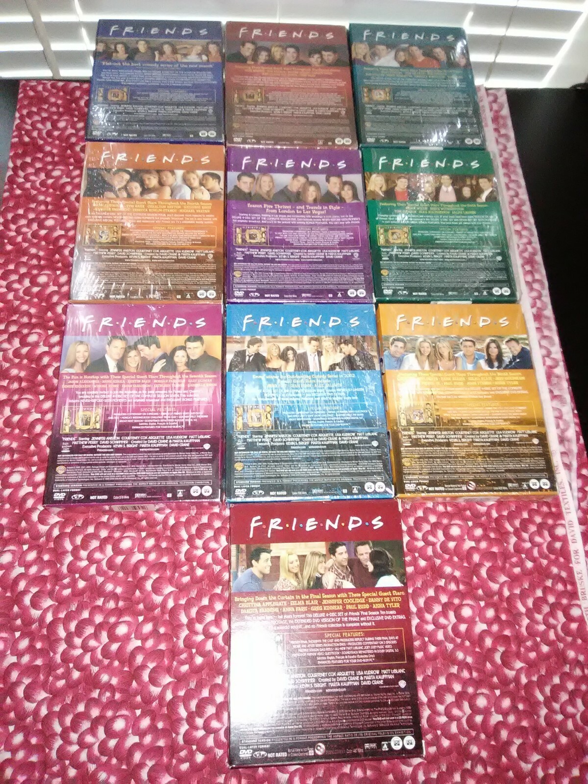 Friends COMPLETE Series DVD Seasons 1-10 TV Show 1 2 3 4 5 6 7 8 9 10 ...