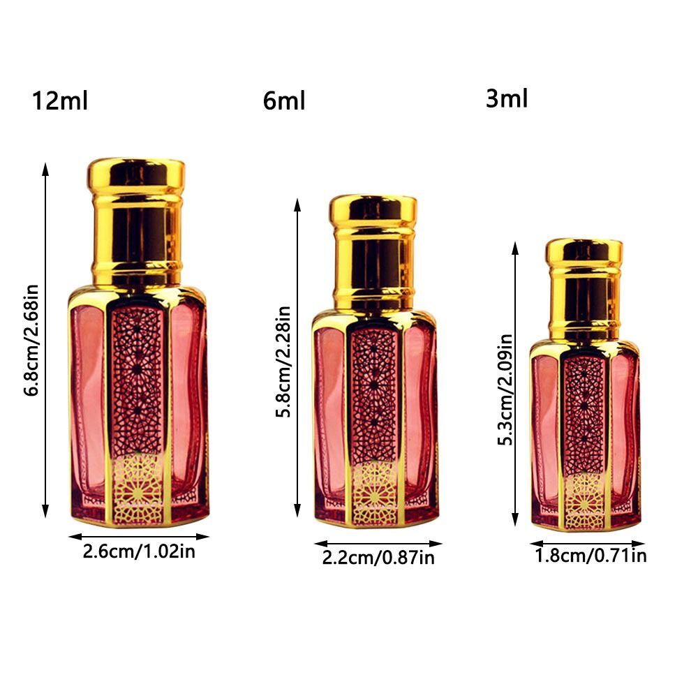 3/6/12ml Perfume Bottle Glass Bottle Roller Bottle Essential Oil Container | eBay Australia