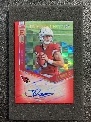2018 Donruss Elite Turn Of The Century Red Auto Josh Rosen RC Cardinals ...