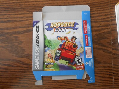 Nintendo Game Boy Advance Advance Wars BOX ONLY | eBay