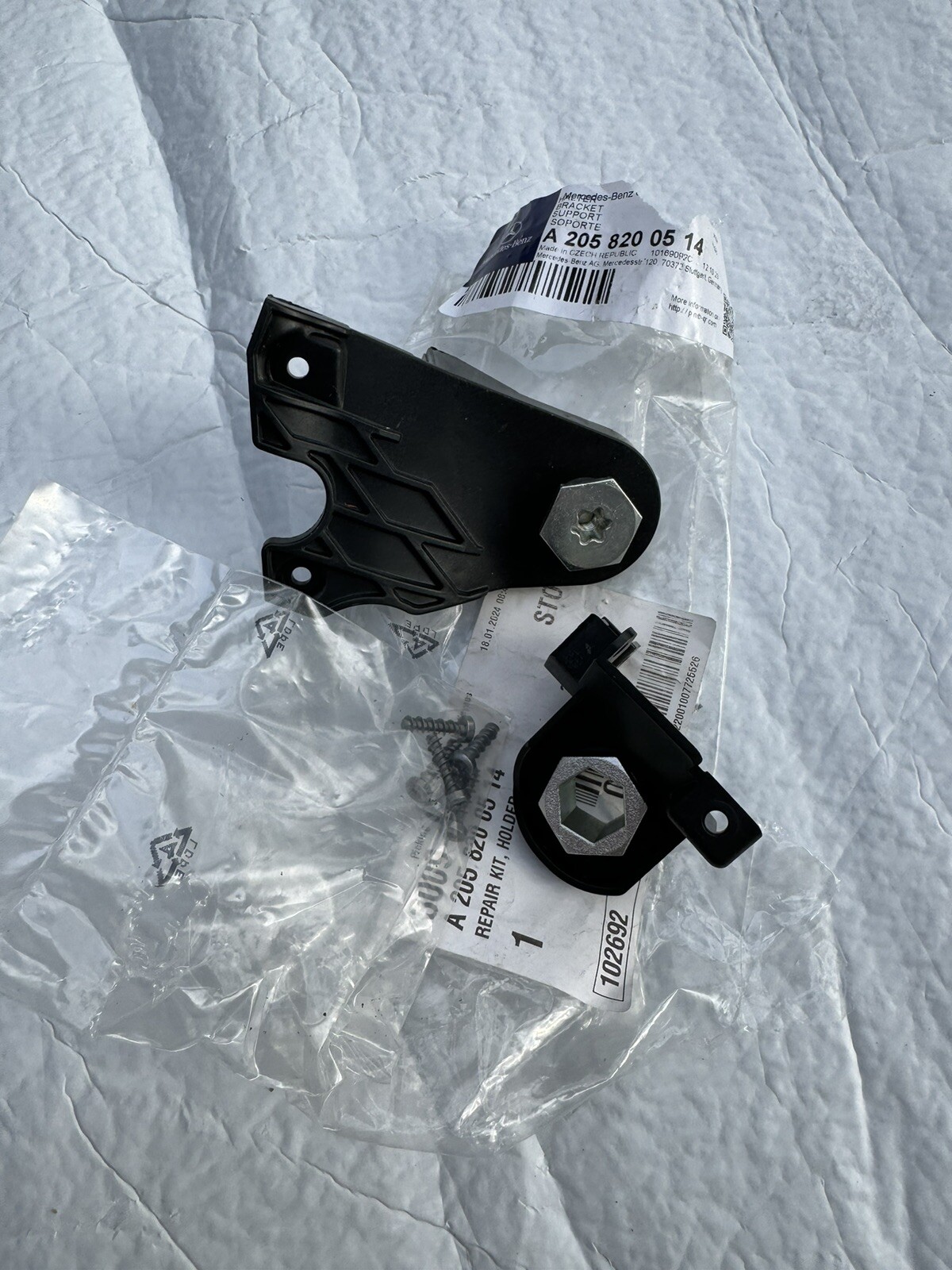 OEM MERCEDES BENZ C W205 Left Headlight RS Bracket Repair Kit ...