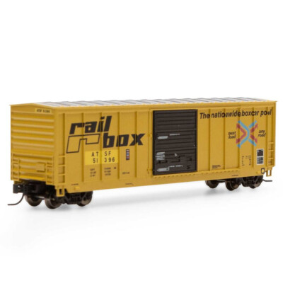 NEW Athearn 50' PS 5277 Box SF Freight Car N Scale | eBay