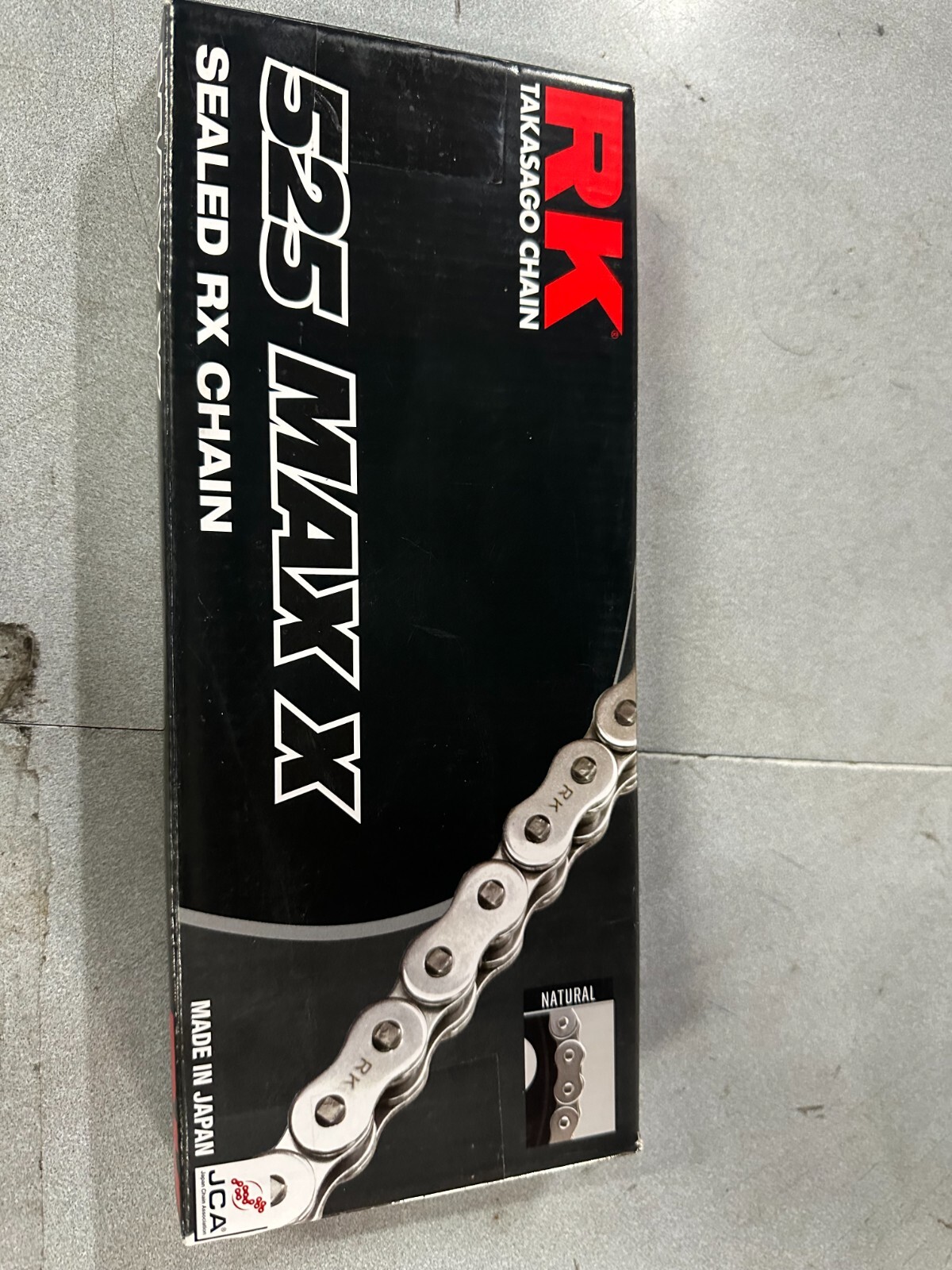 SUZUKI YAMAHA KAWASAKI HONDA RK 525 MAX O-RING CHAIN 110 LINKS NATURAL ...