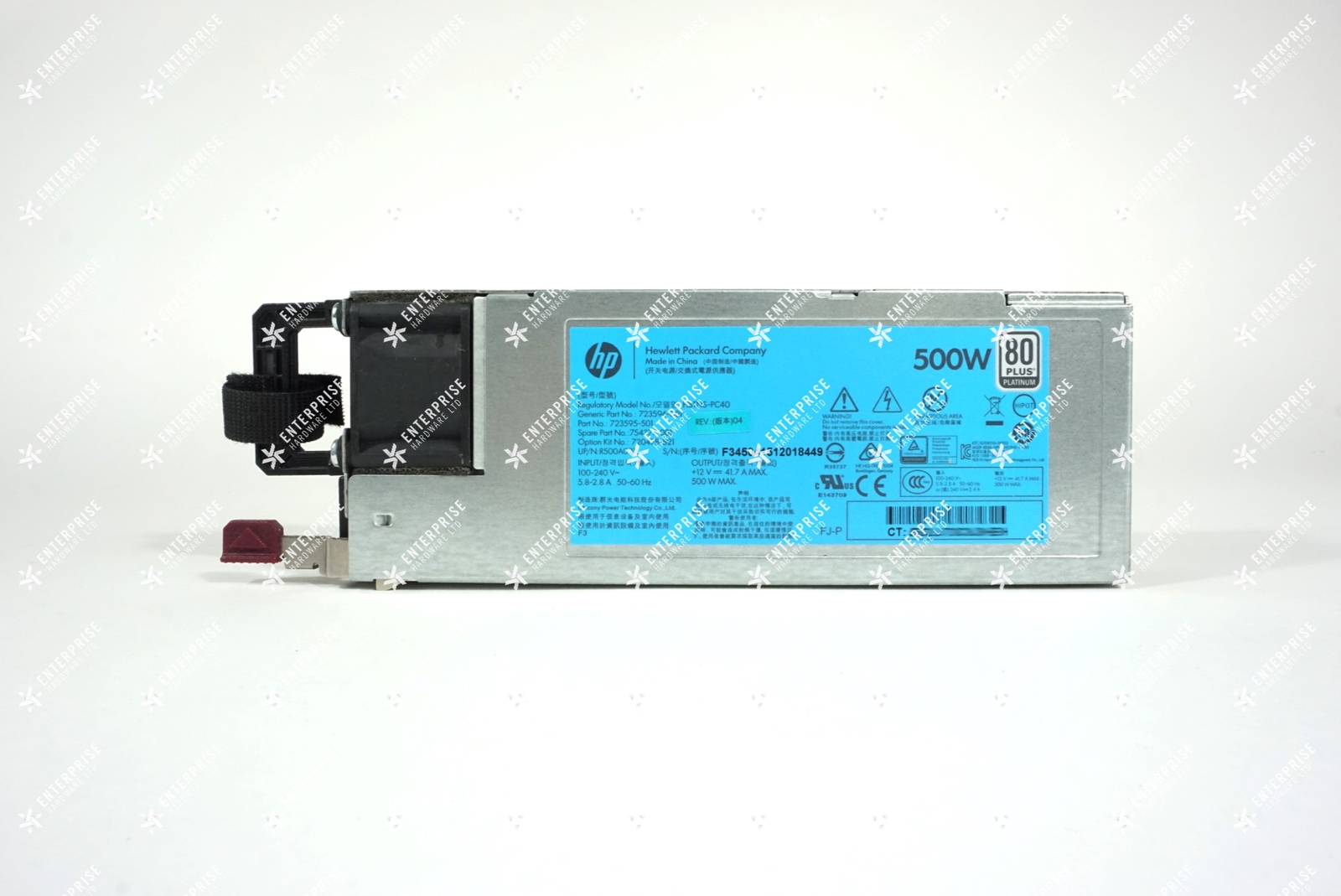 754377-001 HP 500W Flex Slot Platinum Hot Plug Power Supply Kit | eBay