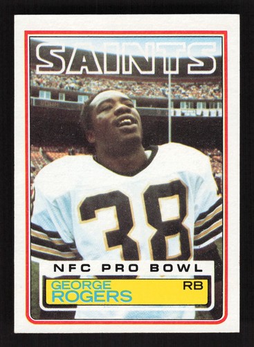 1983 Topps George Rogers #117 New Orleans Saints | eBay