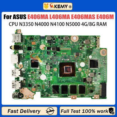 E406MA Laptop Motherboard For ASUS Vivobook E406M E406 E406MAS L406M ...