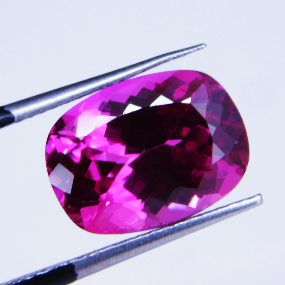 6.70 Ct Rhodolite Garnet Rare Raspberry Pink, Certified Loose Gemstone ...